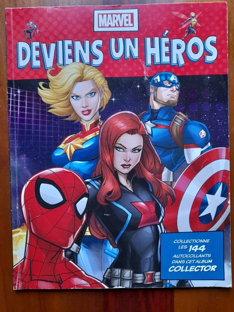 ALBUM DE VIGNETTES DEVIENS UN HEROS MARVEL. LECLERC 2020. 144 vignettes ...