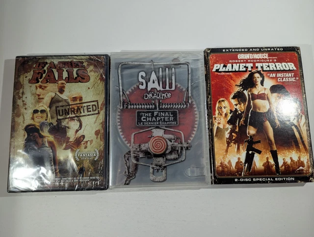 HORROR 3 SEALED DVD Lot: Saw Decadence: The Final Chapter and Other $27 ...