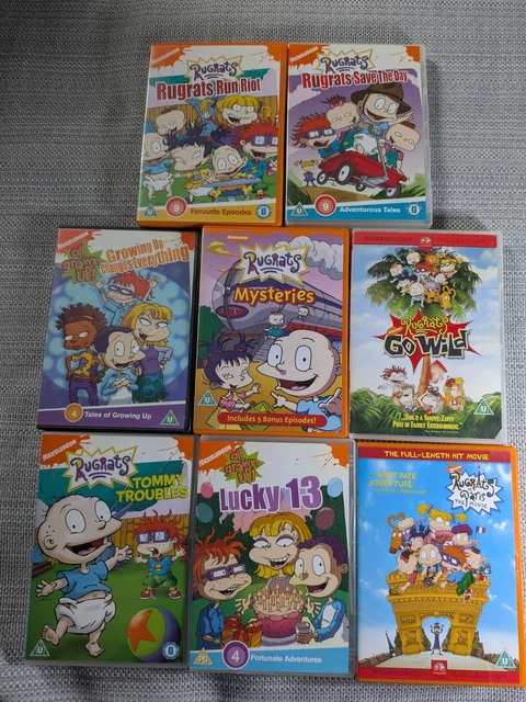 RUGRATS 8 X DVD Bundle Collection Inc TV Series & The Movie Nickelodeon ...