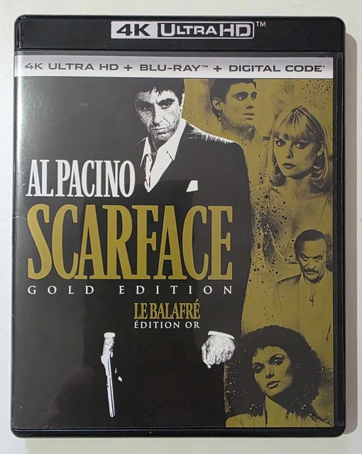 SCARFACE GOLD Edition - 4K UHD - Blu-Ray Al Pacino $19.99 - PicClick CA