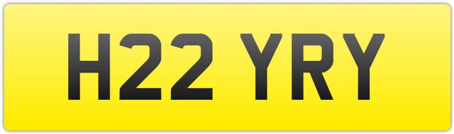 HARRY HILARY THEME Private Car Number Plate Henry Harold Neat Old H Reg ...