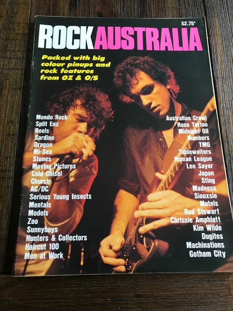 ROCK AUSTRALIA MAGAZINE (Countdown) - Rare Collection 80'S Oop $15.00 ...