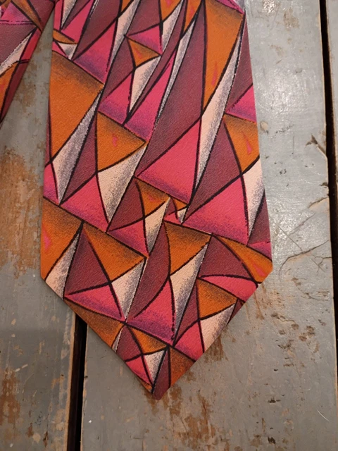 RARE VINTAGE 80'S Italian New Wave Memphis Milano Style Silk Tie £37.80 ...