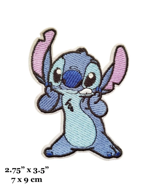 LILO AND STITCH Movie Stitch Cartoon Character Embroidered Iron On ...