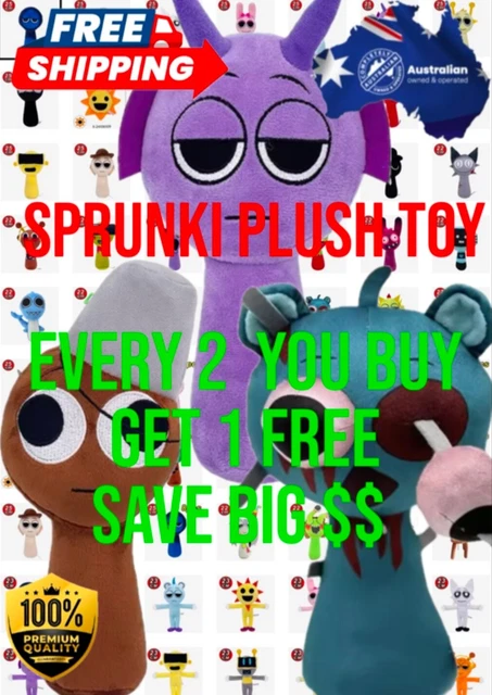 SPRUNKI PLUSH TOY Doll Simon Oren Wenda Sprunki Plushies Stuffed Doll ...