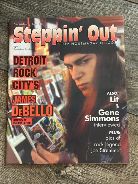 KISS MAGAZINE STEPPIN Out Detroit Rock City Move Gene Simmons 1999 ...