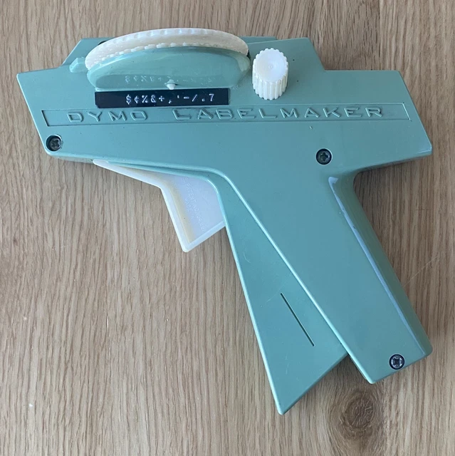 VINTAGE DYMO MANUAL Label Maker 5mm Tape Writer - No Tape $18.95 ...