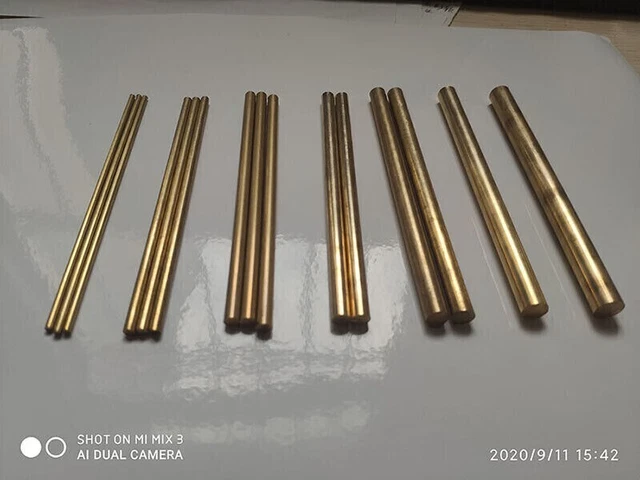 15PCS 2~8MM GOLDEN Brass Rod Bar DIY Watch Tools Parts fits Watchmaker Lathe $0.99 - PicClick AU