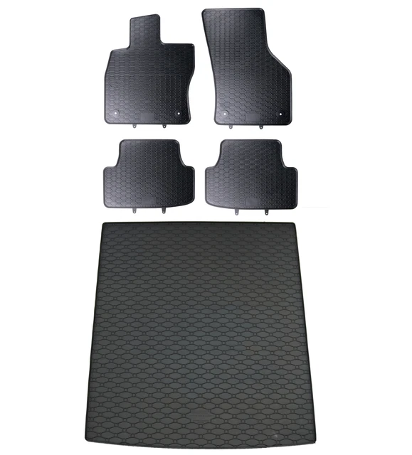 FUSSMATTEN KOFFERRAUMWANNE FÜR VW Passat B8 3G Variant Kombi im Set Gummi Matten EUR 62,34 ...