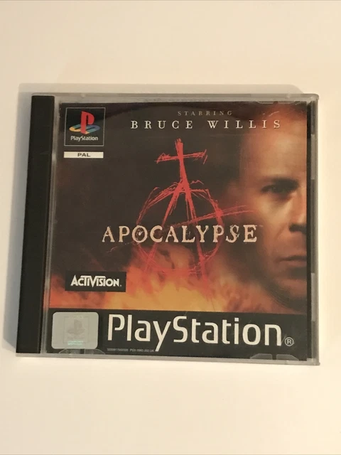 SONY PLAYSTATION 1 PS1 Apocalypse Bruce Willis Console Game Disc Manual ...