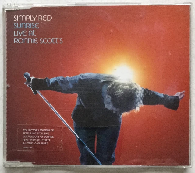SUNRISE (LIVE AT Ronnie Scott's) by Simply Red (2003, CD single) nr NEW ...