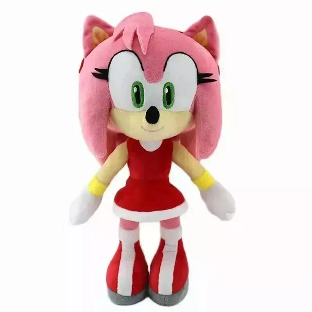 SONIC THE HEDGEHOG Amy Rose Plushie Stuffed Video Game Plush Toy SEGA ...