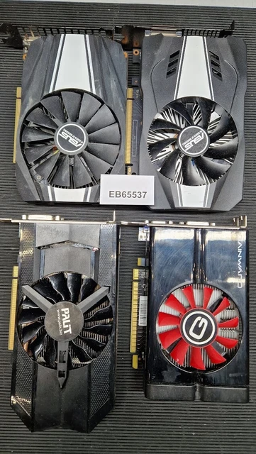 LOT DE 4 cartes graphiques GPU - pour pièces, ne fonctionnent pas EUR ...