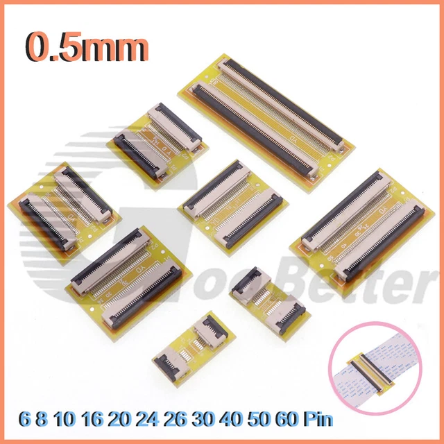 0.5MM FPC/FFC FLAT Ribbon Cable Adapter Board Converter Breakout ...