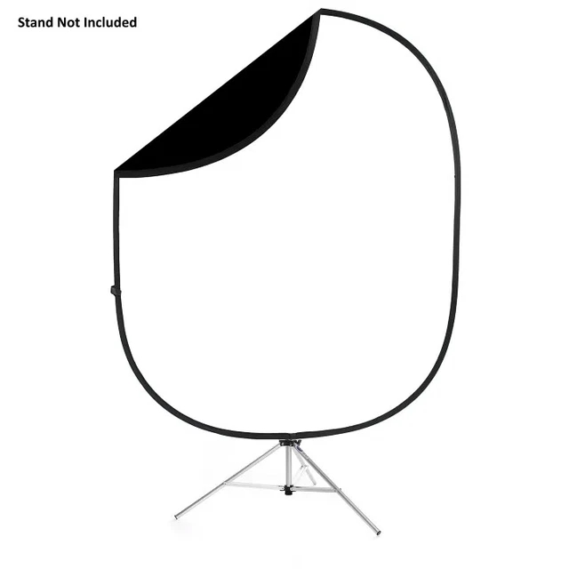 SAVAGE FOLDING BLACK/WHITE Collapsible Backdrop Studio Photography ...