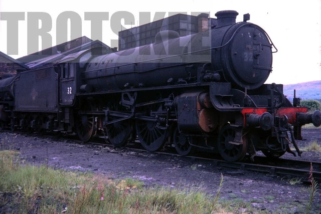 35MM SLIDE BR British Railways Steam Loco DEP 32 Canklow 1966 Original ...