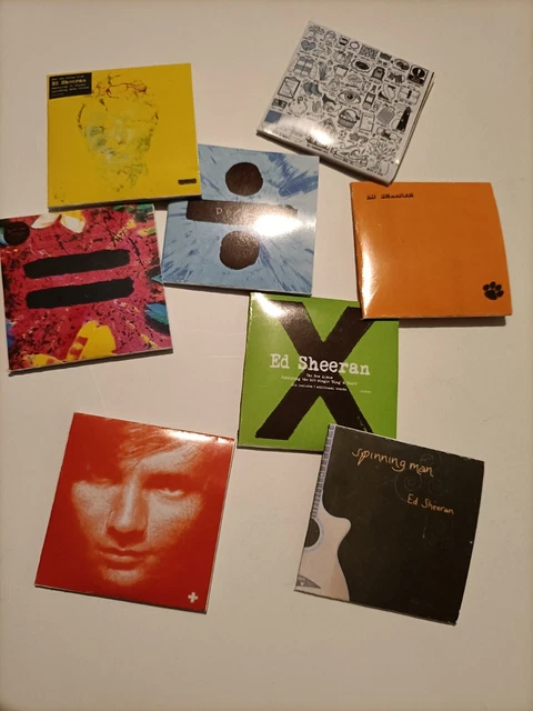 8 ED SHEERAN Collection Albums In Mini Size 1:6 Vinyl, Sleeve And Cover ...