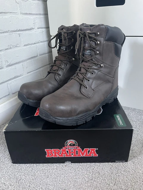 BRAHMA CHALLENGER STEEL Toe Safety Boot Brown UK 12 £47.50 - PicClick UK