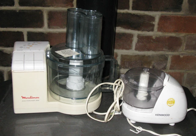 MOULINEX MASTERCHEF 350 Food Processor Fully Working & Kenwood small ...