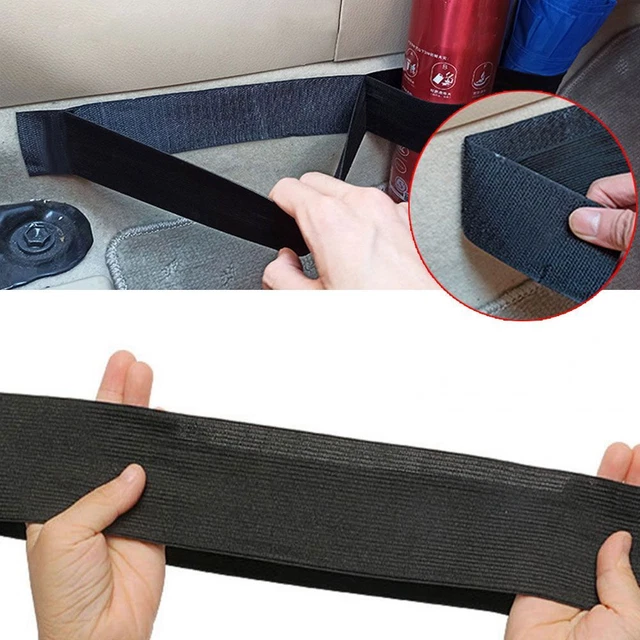 CAR TRUNK STORAGE Fixed Belt Nylon Storage Loop Strap Black Trunk ...