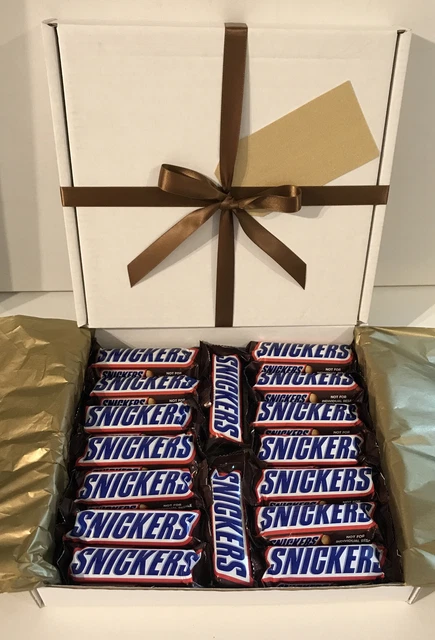 SNICKERS CHOCOLATE GIFT Box Hamper Birthday Thank You £14.99 - PicClick UK