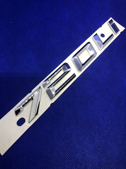 LOGO BADGE EMBLEME BMW 720 LI 720LI SERIE 7 E38 E65 F01 Coffre Original ...