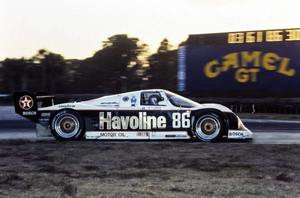 KLAUS LUDWIG JAMES Weaver Dominic Dobson Porsche 962 IMSA 1989 Old ...