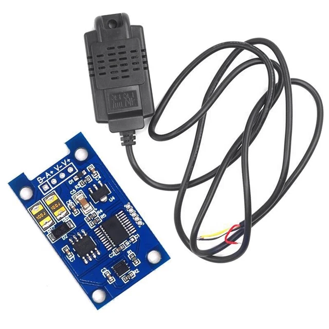 TEMPERATURE HUMIDITY TRANSMITTER SHT20 Sensor Module Modbus RS485 with ...