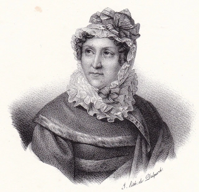 PORTRAIT XIXE JEANNE Louise Henriette Campan Genet Éducatrice Louis XV ...