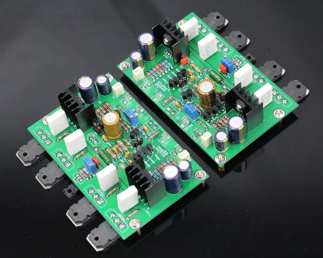 ONE PAIR ASSEMBLED HM3S High Bias Class AB Amplifier base GOLDMUND GM29 ...
