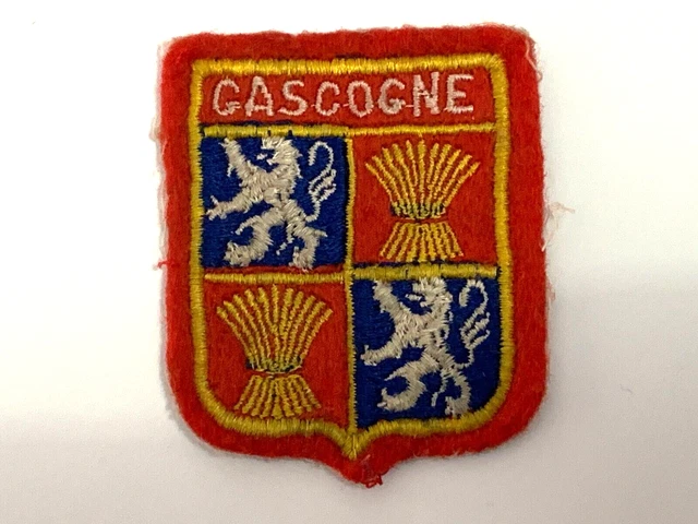 ANCIEN ÉCUSSON PATCH GASCOGNE Blason Armoirie Tissu Brodé Travel Souvenir EUR 5,00 - PicClick FR