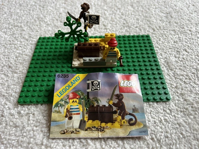 LEGO 6235 VERGRABENER Schatz Treasure Piraten Schatztruhe 1989 nicht ...