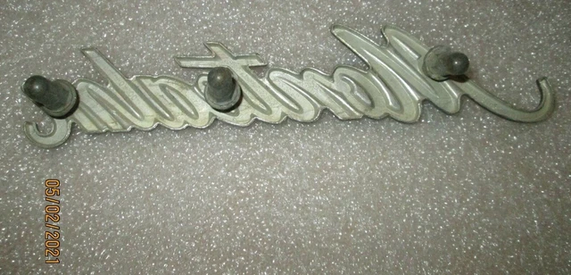 1960S - 1970S MERCURY METEOR MONTCALM FENDER TRUNK LID EMBLEM BADGE ...