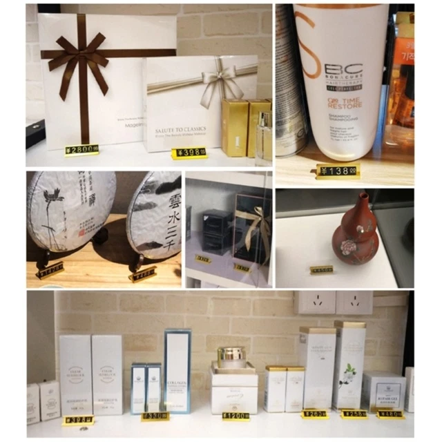 PRICETAGS CUBE ADJUSTABLE Assembly Number Angled Pricings Counter ...