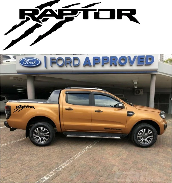 AUTOCOLLANT AUTOCOLLANT FORD Ranger 4X4 Pick Up Raptor Griffe X2 EUR 17 ...