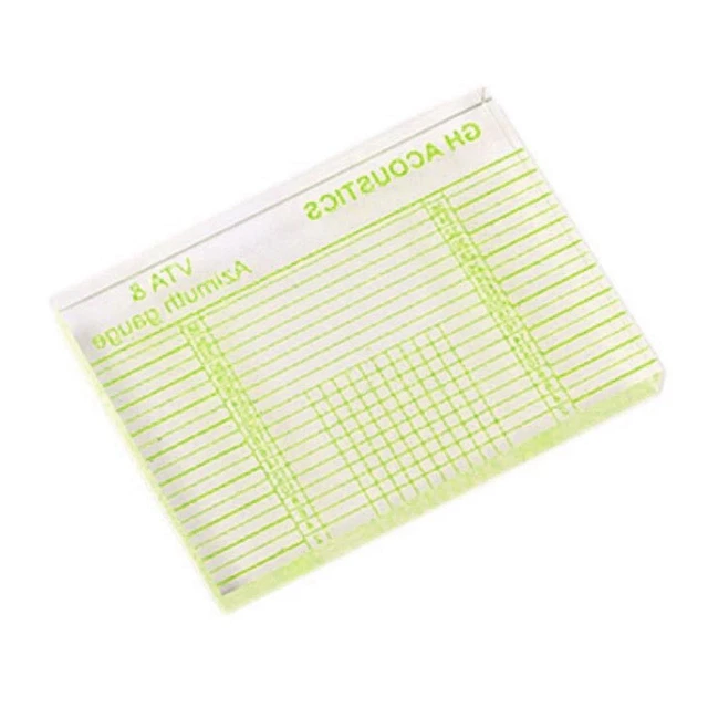 VINYL RECORD PLAYER Measuring Phono Tonearm VTA/Cartridge Azimuth Ruler ...