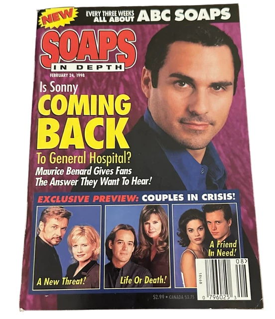ABC SOAPS IN Depth Is Sonny Coming Back February 24, 1998 General ...