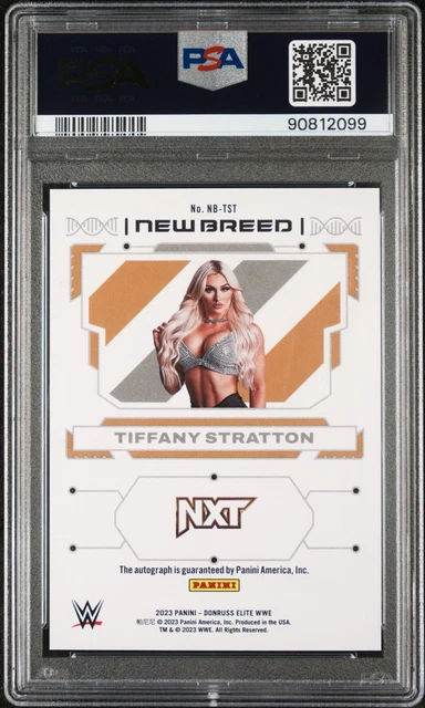 TIFFANY STRATTON AUTO nuova razza PSA 9-2023 Donruss Elite WWE EUR 188 ...
