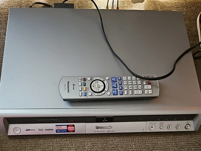 PANASONIC DVD PLAYER/RECORDER Model DMR-EX85 Working With Remote $139. ...