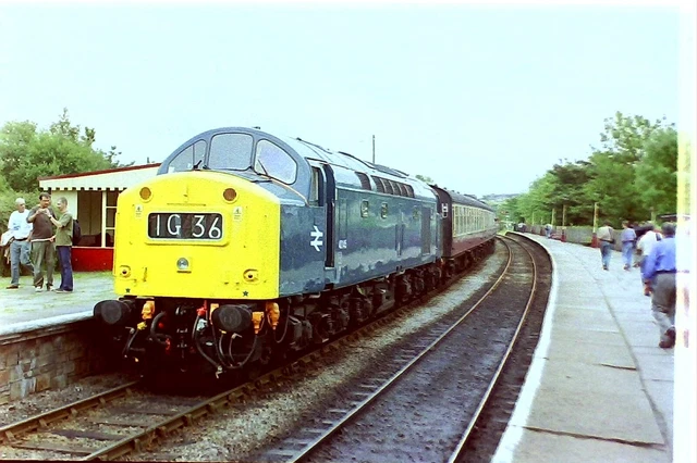 35MM RAILWAY COLOUR Negative Class 40 145 at Ramsbottom £1.49 - PicClick UK