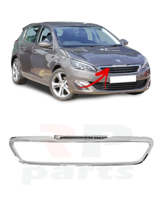 FOR PEUGEOT 308 Allure 13-18 New Front Bumper Upper Center Grille ...