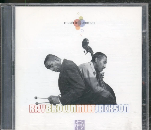 RAY BROWN, MILT Jackson Much In Common / All-Star Big Band double CD ...
