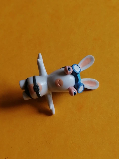 FIGURINE LAPINS CRÉTINS font du sport skieur EUR 4,00 - PicClick FR