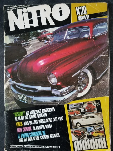 NITRO MAGAZINE CUSTOM & DRAGSTER n°20 - 1983 - JEUX VIDÉO TRON ...