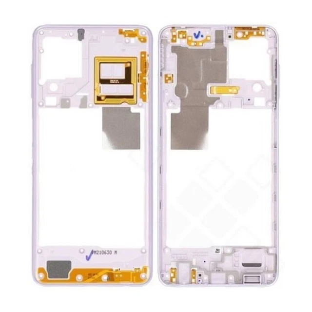 GENUINE SAMSUNG GALAXY A22 4G (SM-A225F) Middle Frame In Violet - GH98 ...