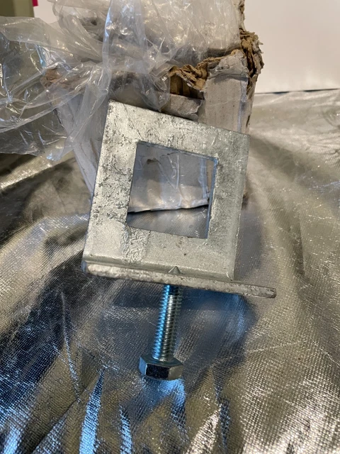 UNISTRUT STEEL WINDOW Bracket Beam Clamp 41x41mm Hot Dip Galvanised ...