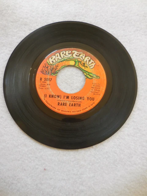RARE EARTH VINYL 45 single, [I Know] I'm Losing You, R 5017 $9.95 ...