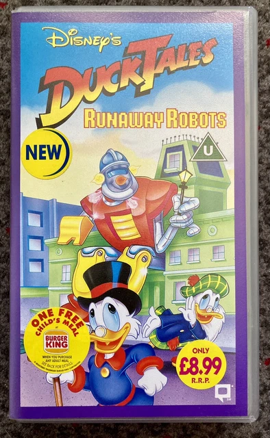 VINTAGE RARE WALT Disney VHS - Duck Tales - Runaway Robots £3.99 ...