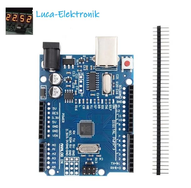 ARDUINO UNO COMPATIBLE Board with ATmega328 CH34X USB R3 Chipset $8.68 ...