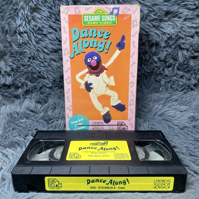 SESAME STREET: DANCE Along Grover VHS 1990 Random House Video Kids ...